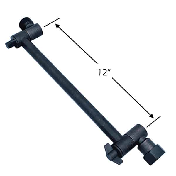 Adjustable Extension 12 inch Oil Rubbed Bronze - High Sierra Showerheads