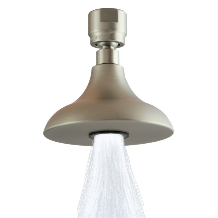HALF DOME® Rain Shower Head - Brushed Nickel - No Trickle Valve - High ...