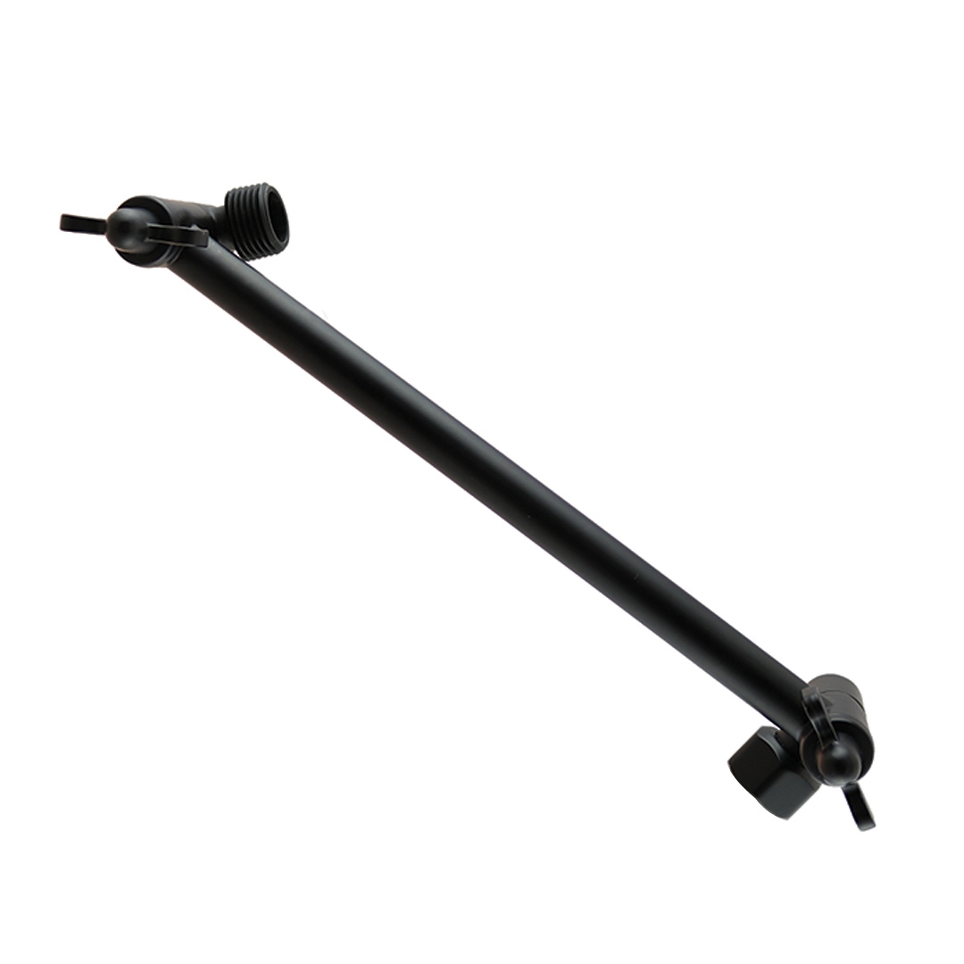 Adjustable Extension 12 inch Matte Black - High Sierra Showerheads