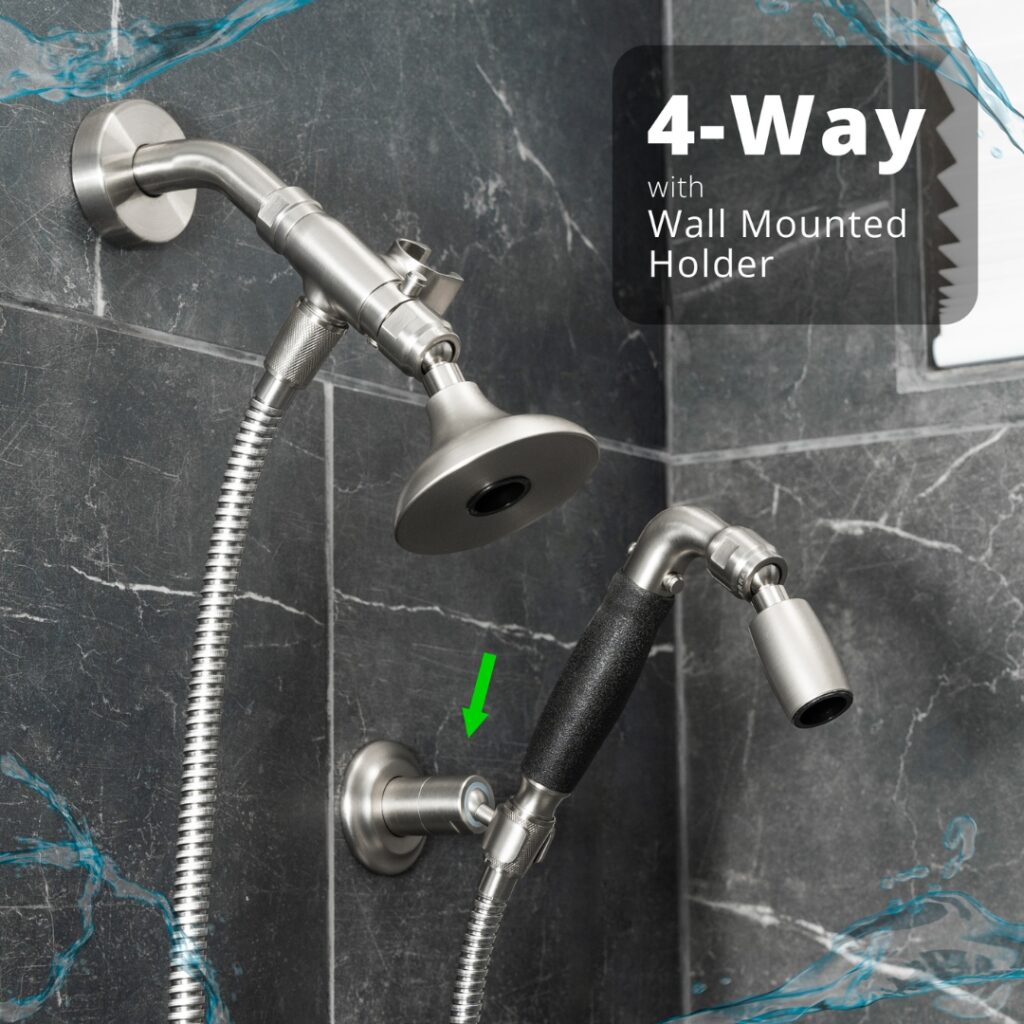 4-Way Combo Kit - Handheld with HALF DOME® Shower Head - Chrome ...